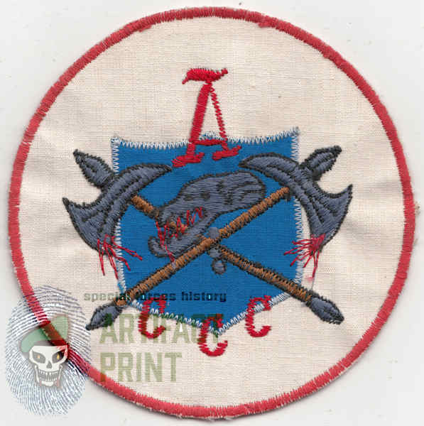 CCC Hatchet Force, A-Company Patch, Red – Artifact | Special Forces History