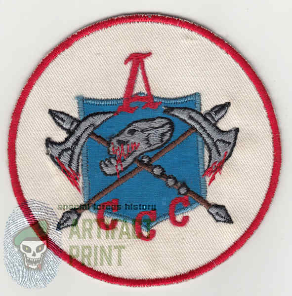 CCC Hatchet Force, A-Company Patch, Red – Artifact | Special Forces History